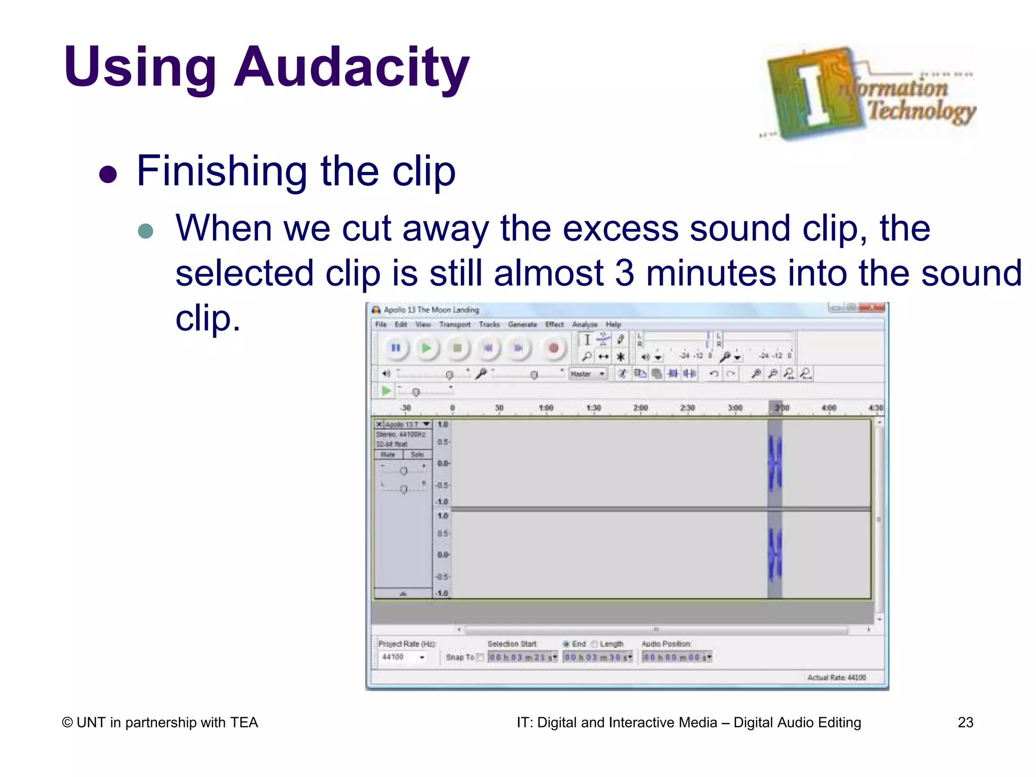 Audio editing ppt | PPTX