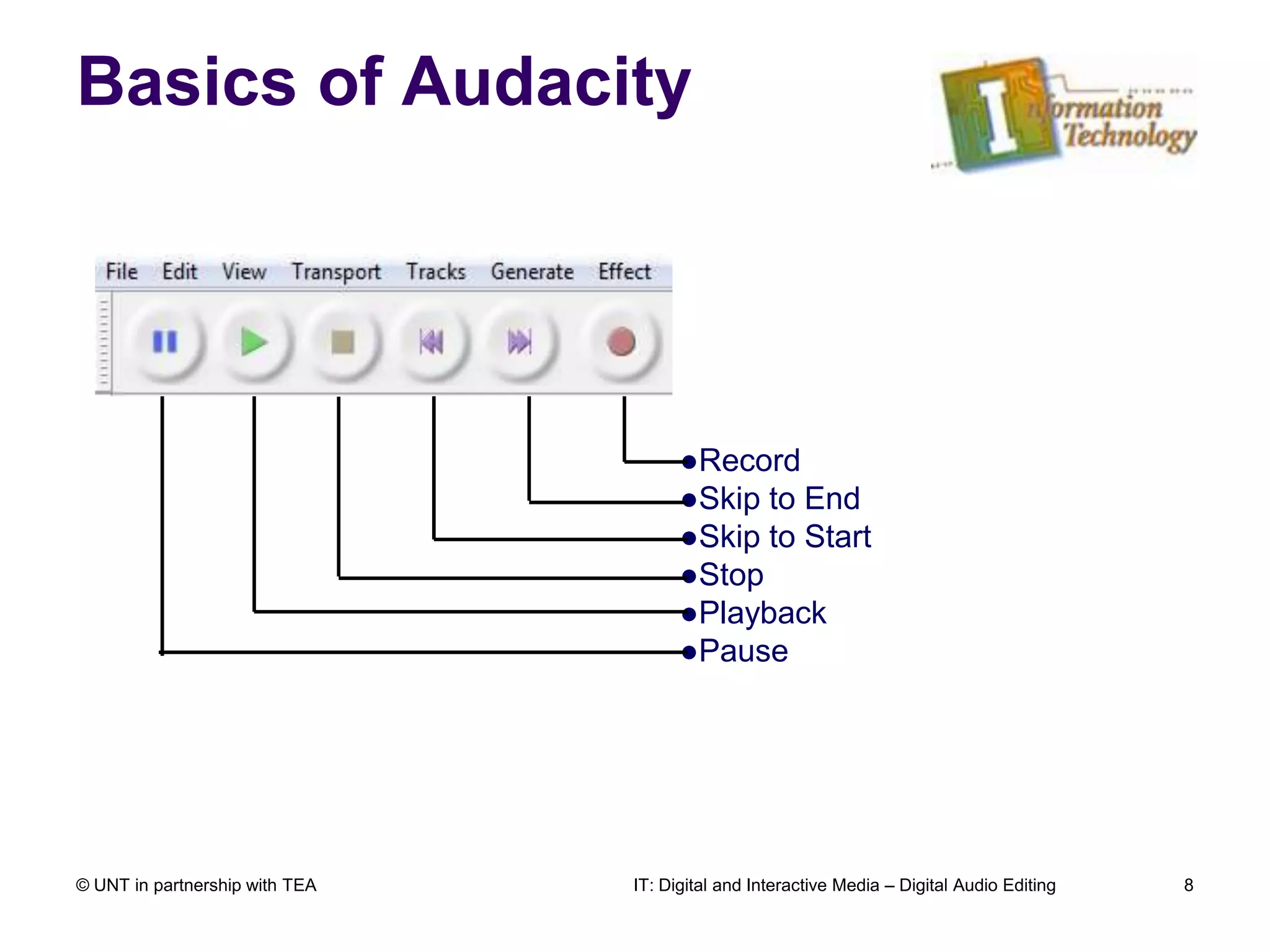 Audio editing ppt | PPTX