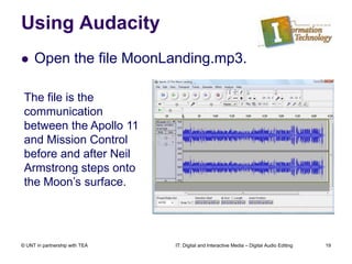 Audio editing ppt | PPTX