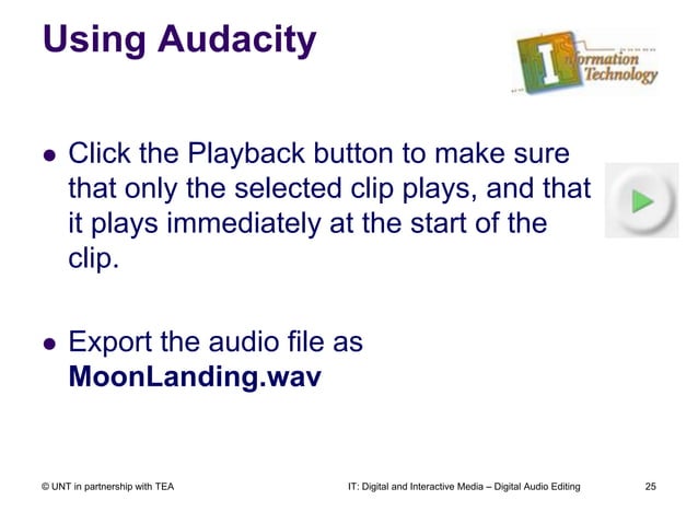 Audio editing ppt | PPTX