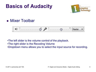 Audio editing ppt | PPTX