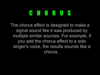 Audio effects | PPT