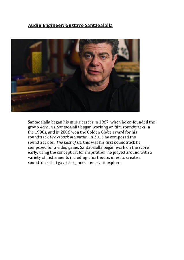 Audio engineer | PDF