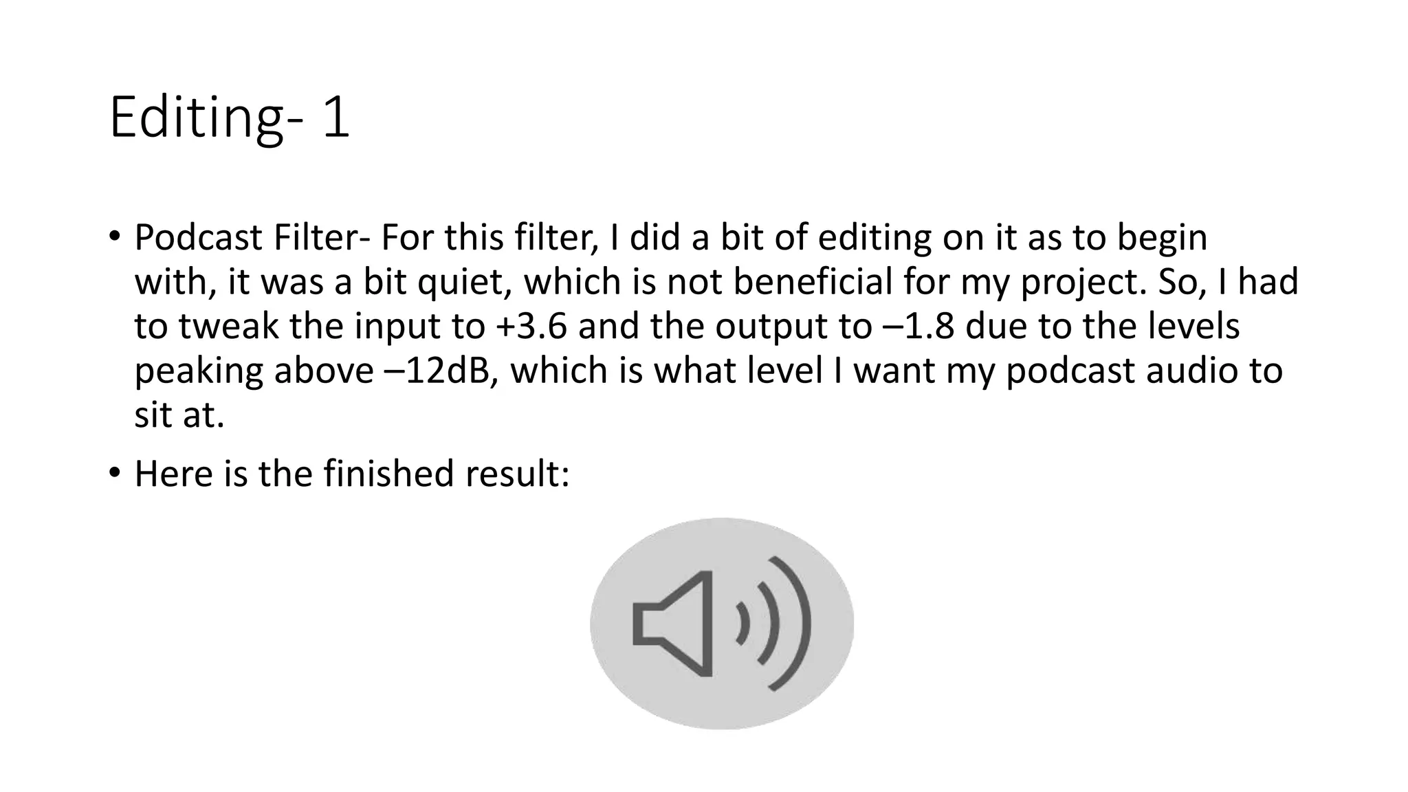 Audio experiments. | PPTX