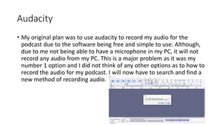 Audio experiments. | PPTX