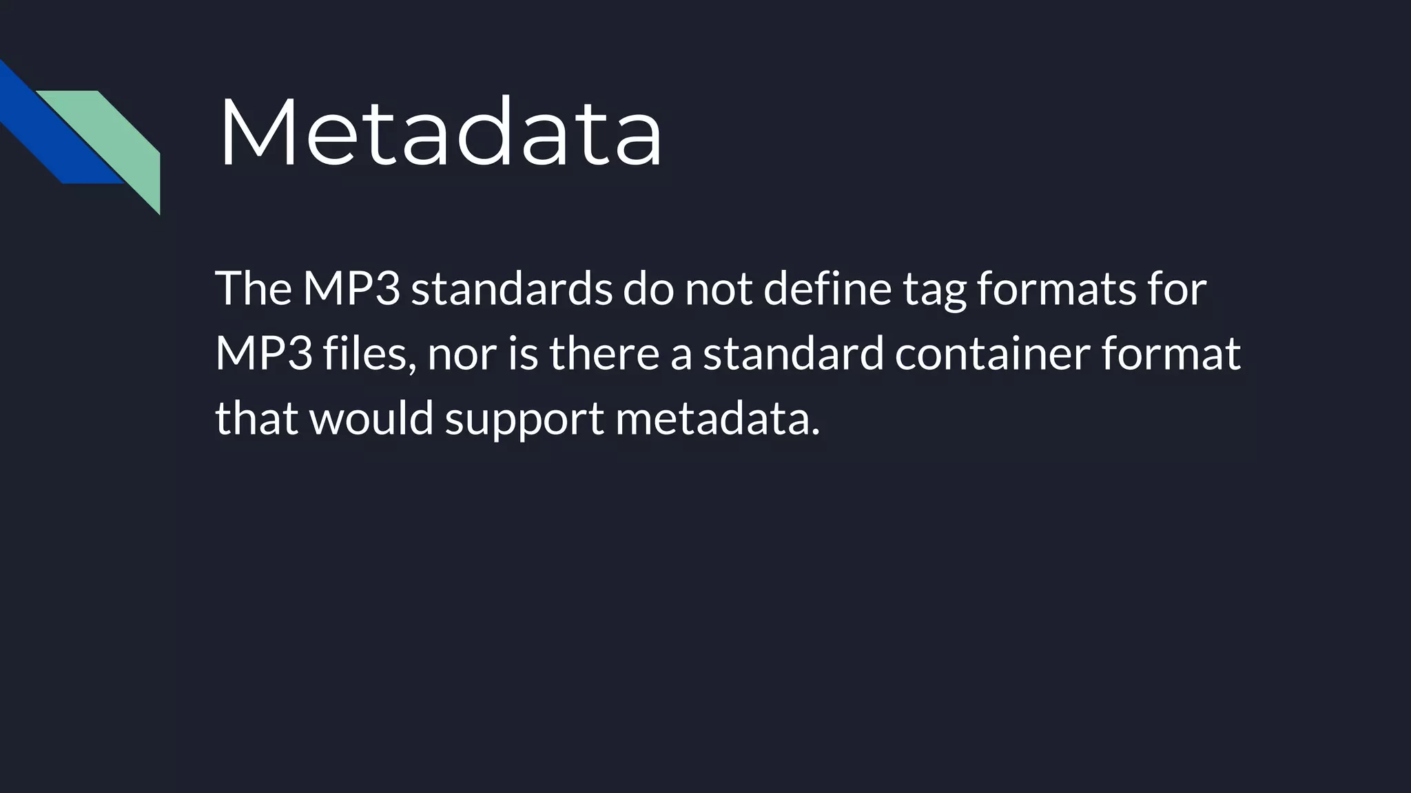 Audio file format | PPTX