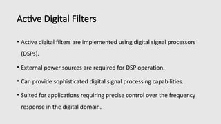 Comprehensive Introduction to Audio Filters: Types, Advantages, and ...