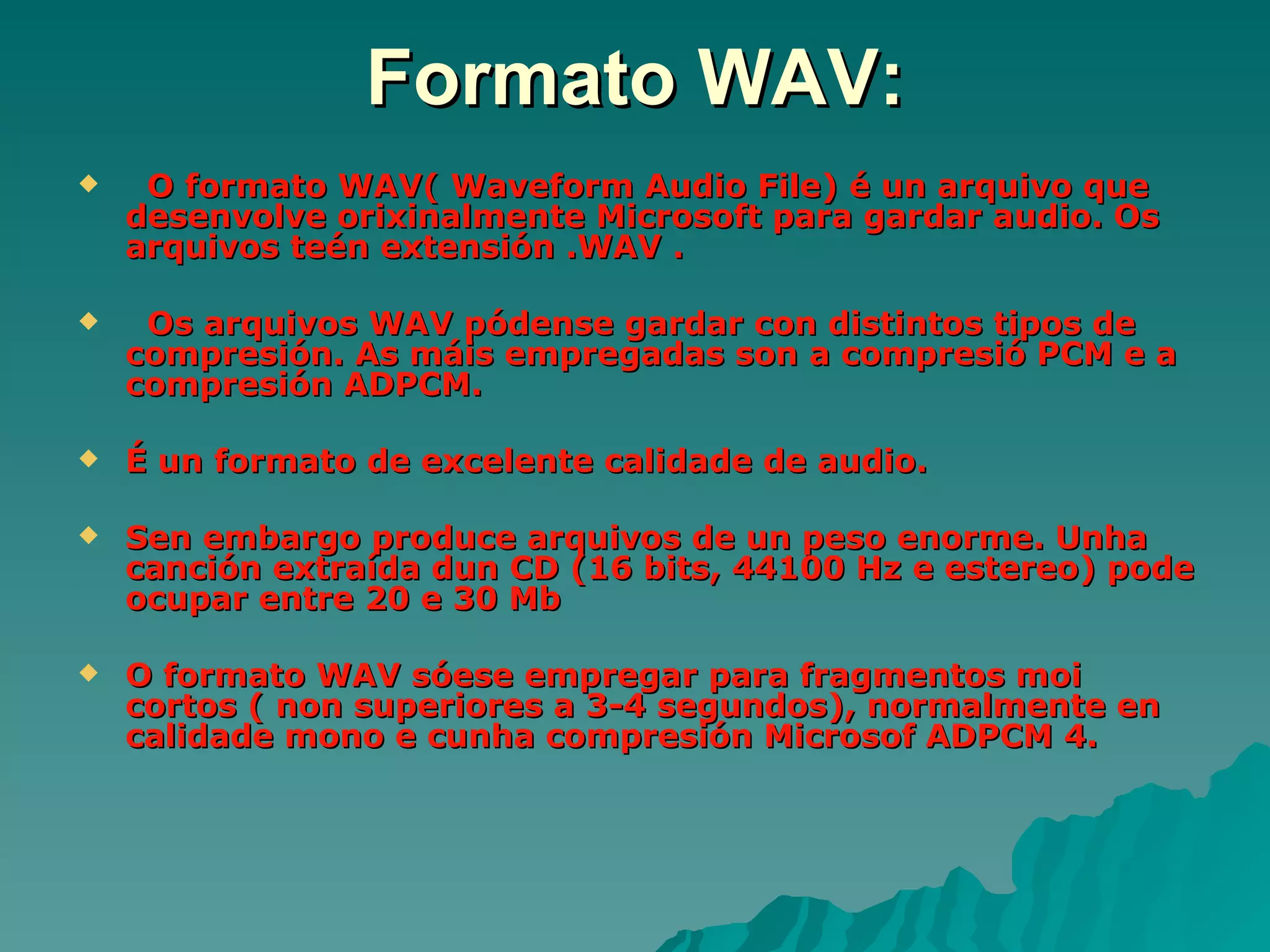 Audio finalizado | PPT