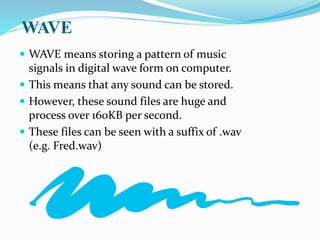 Audio format | PPTX | Digital Audio | Computer Software and Applications