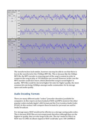 Audio formats | PDF | Digital Audio | Computer Software and Applications