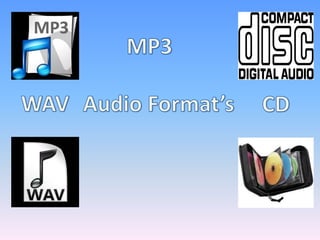 Audio formats | PPTX
