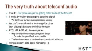 Audio for MS Teams Rooms - MTR | PPTX