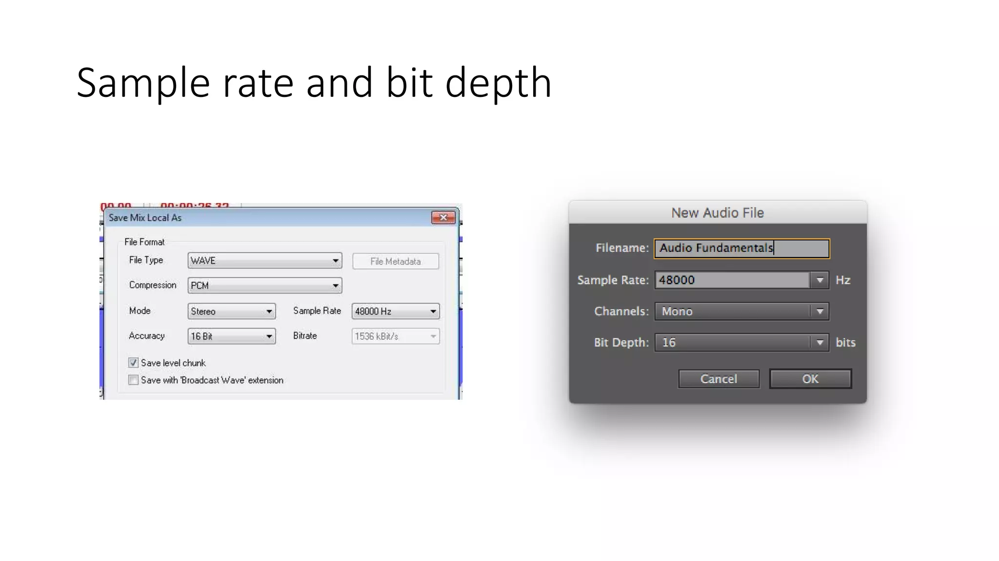 Audio Fundamentals | PPTX