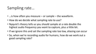 Audio Fundamentals | PPTX