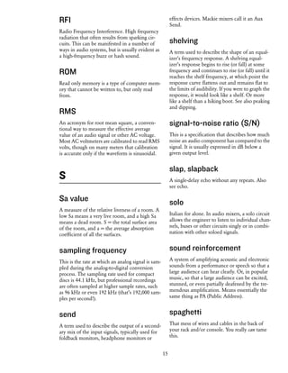 Audioglossary | PDF | Digital Audio | Computer Software and Applications