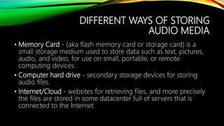 Audio Information and Media | PPTX