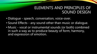 Audio Information and Media | PPT