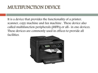 Audio input-output devices | PPTX