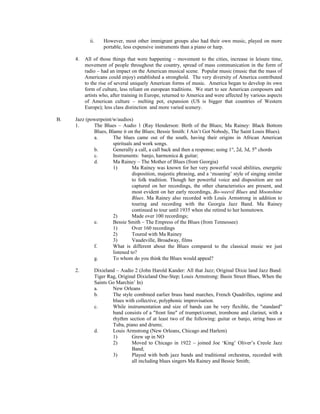 Audio lesson plan jazz | PDF