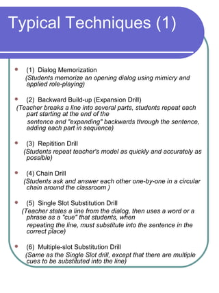 Audiolingualism | PDF