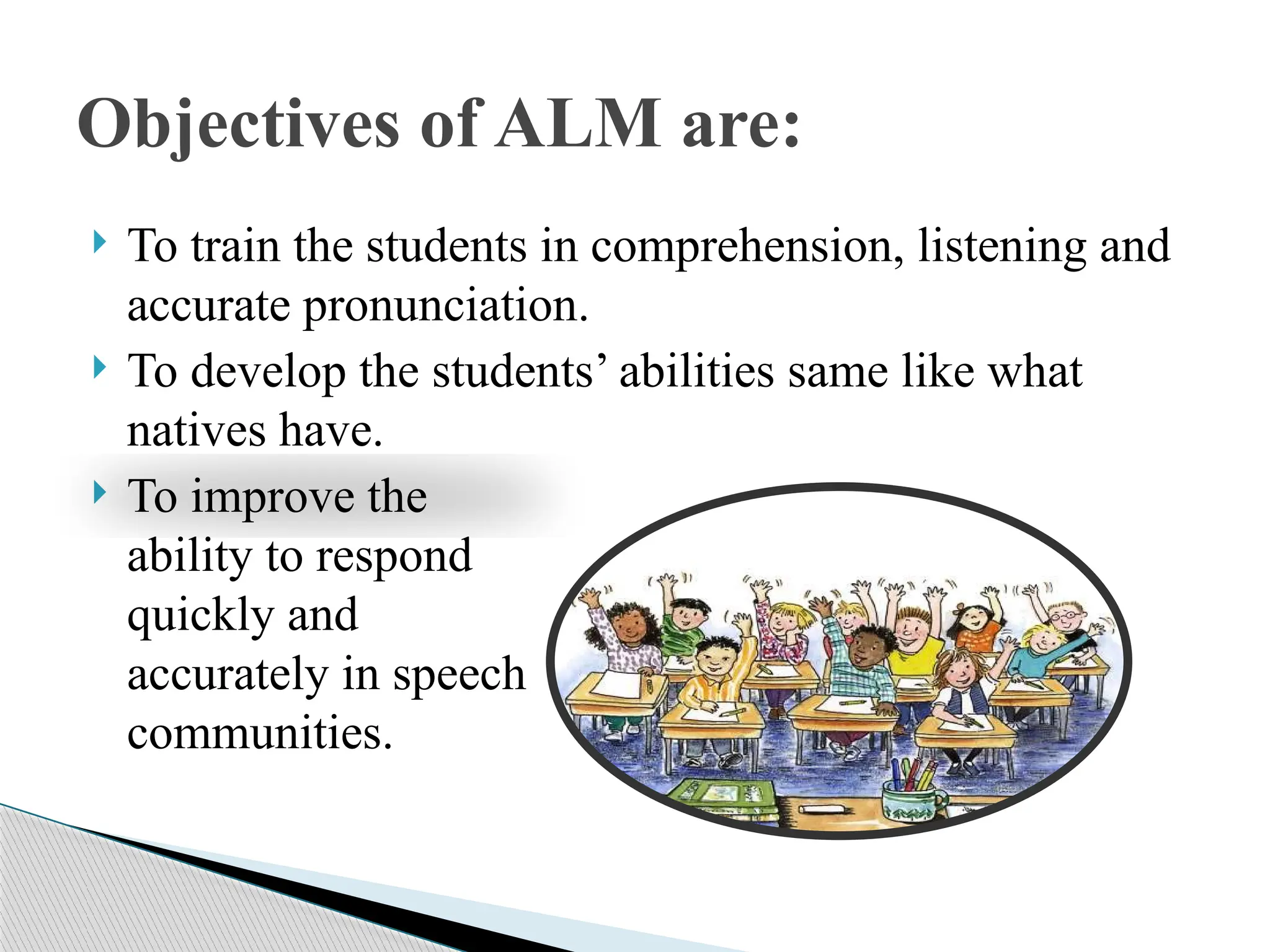 Audio Lingual Method IN English language teaching method | PPTX