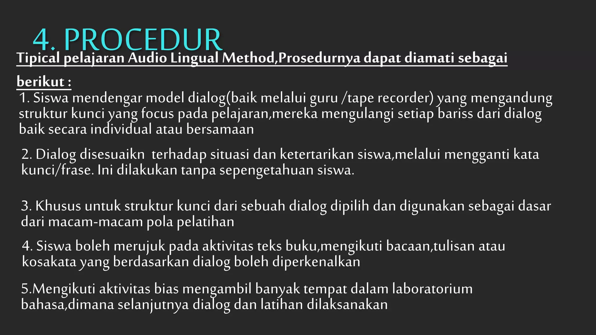 Audiolingual methode | PPTX