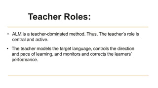 Audio Lingual Method, army method ppt.pptx
