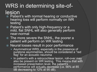 Audiologic testing | PPT