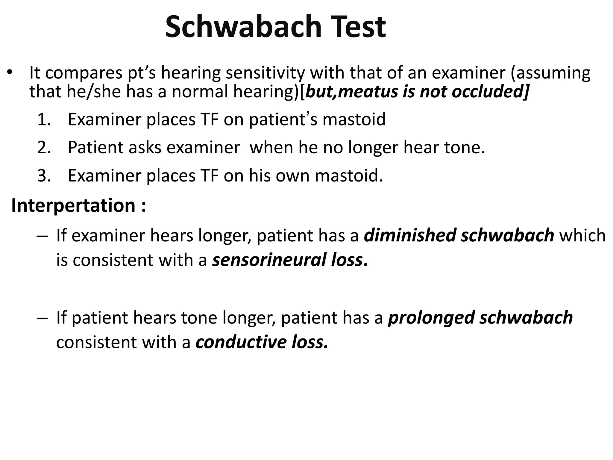 Audiological tests of hearing assessment | PPTX