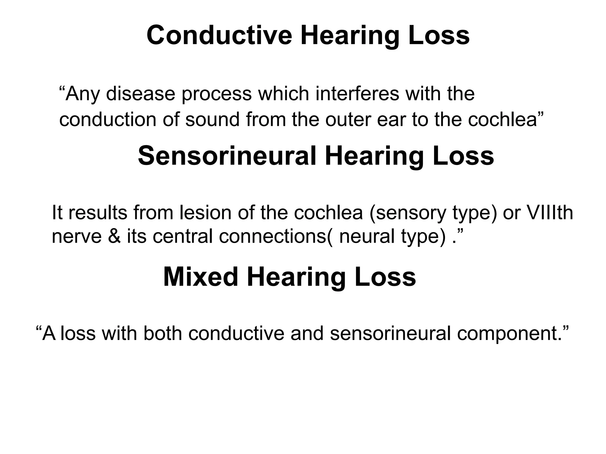 Audiological tests of hearing assessment | PPTX