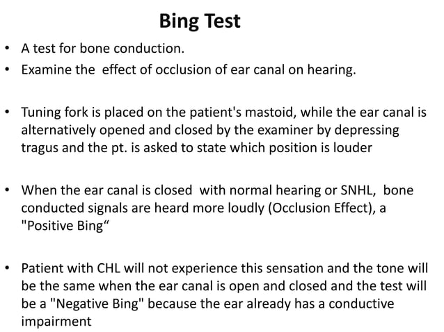 Audiological tests of hearing assessment | PPTX