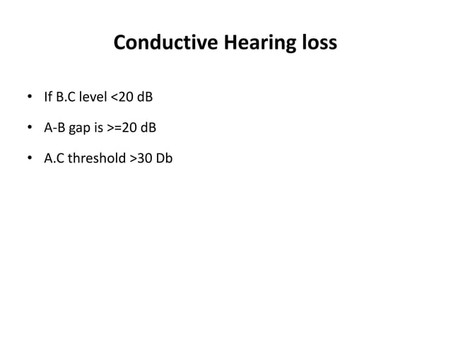 Audiological tests of hearing assessment | PPTX