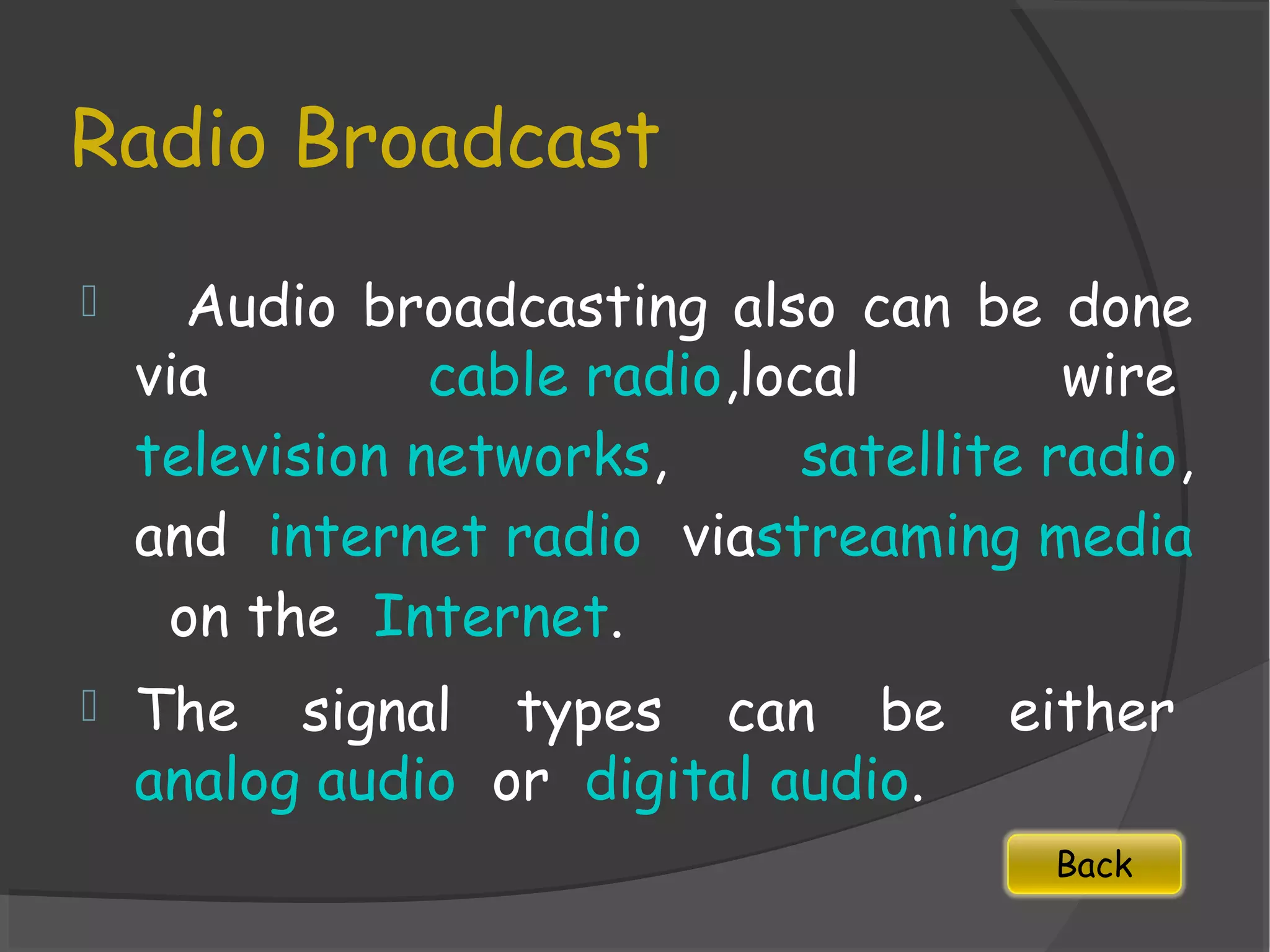 Audio media | PPT