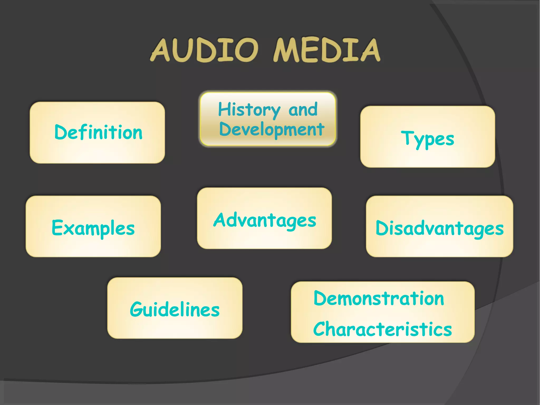 Audio media | PPT