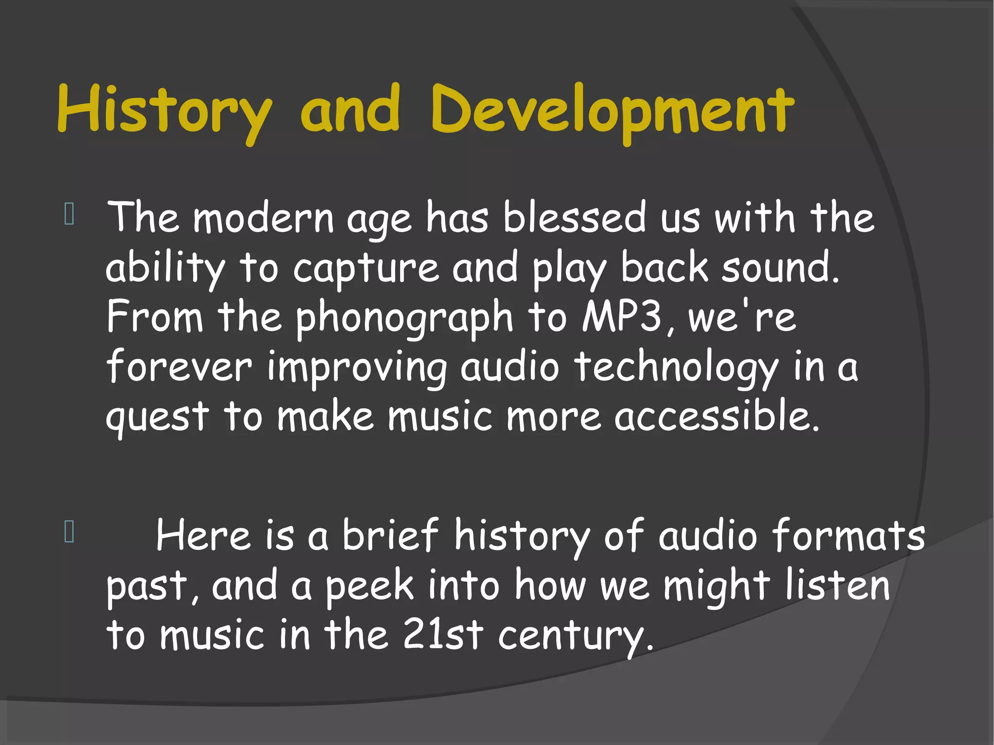 Audio media | PPT