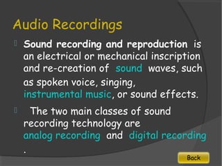 Audio media | PPT