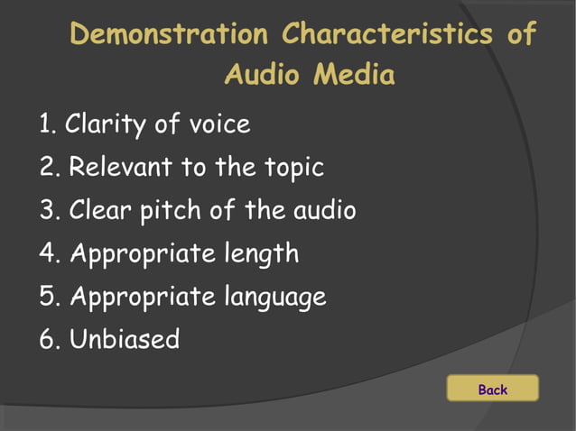 Audio media | PPT