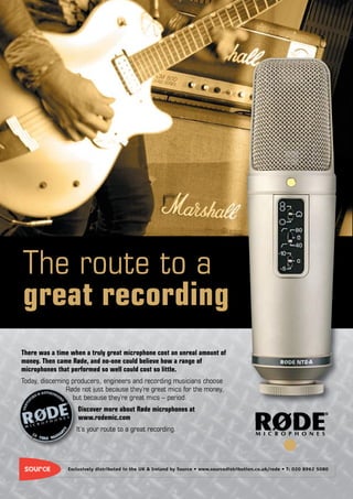 AudioMedia Microphone Guide 2010 | PDF