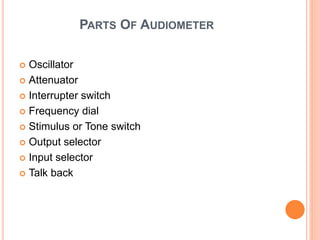 Audiometer | PPTX