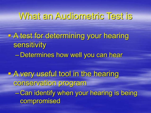 Audiometric Testing.ppt