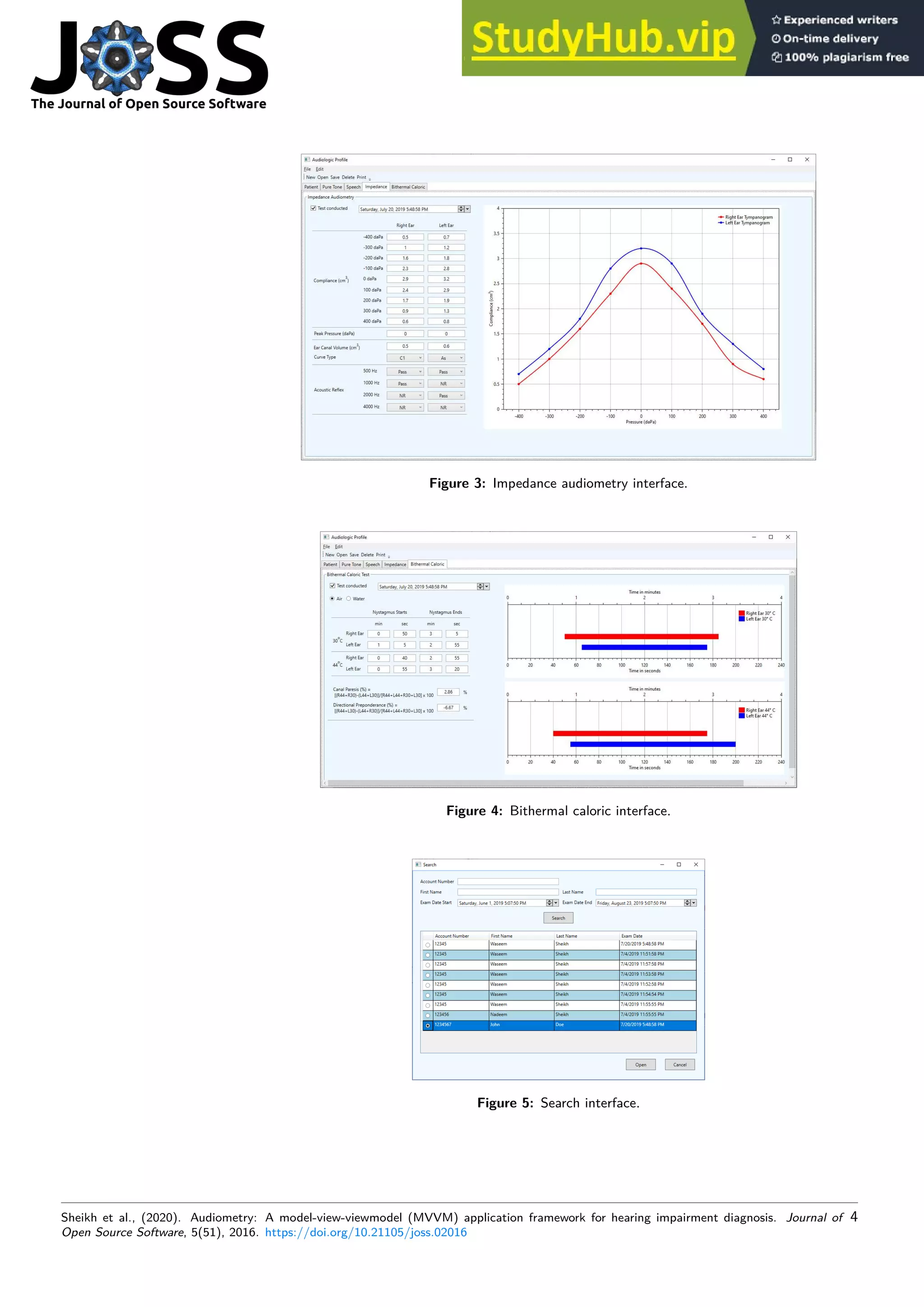 Audiometry A Model-View-Viewmodel (MVVM) Application Framework For Hearing Impairment Diagnosis ...