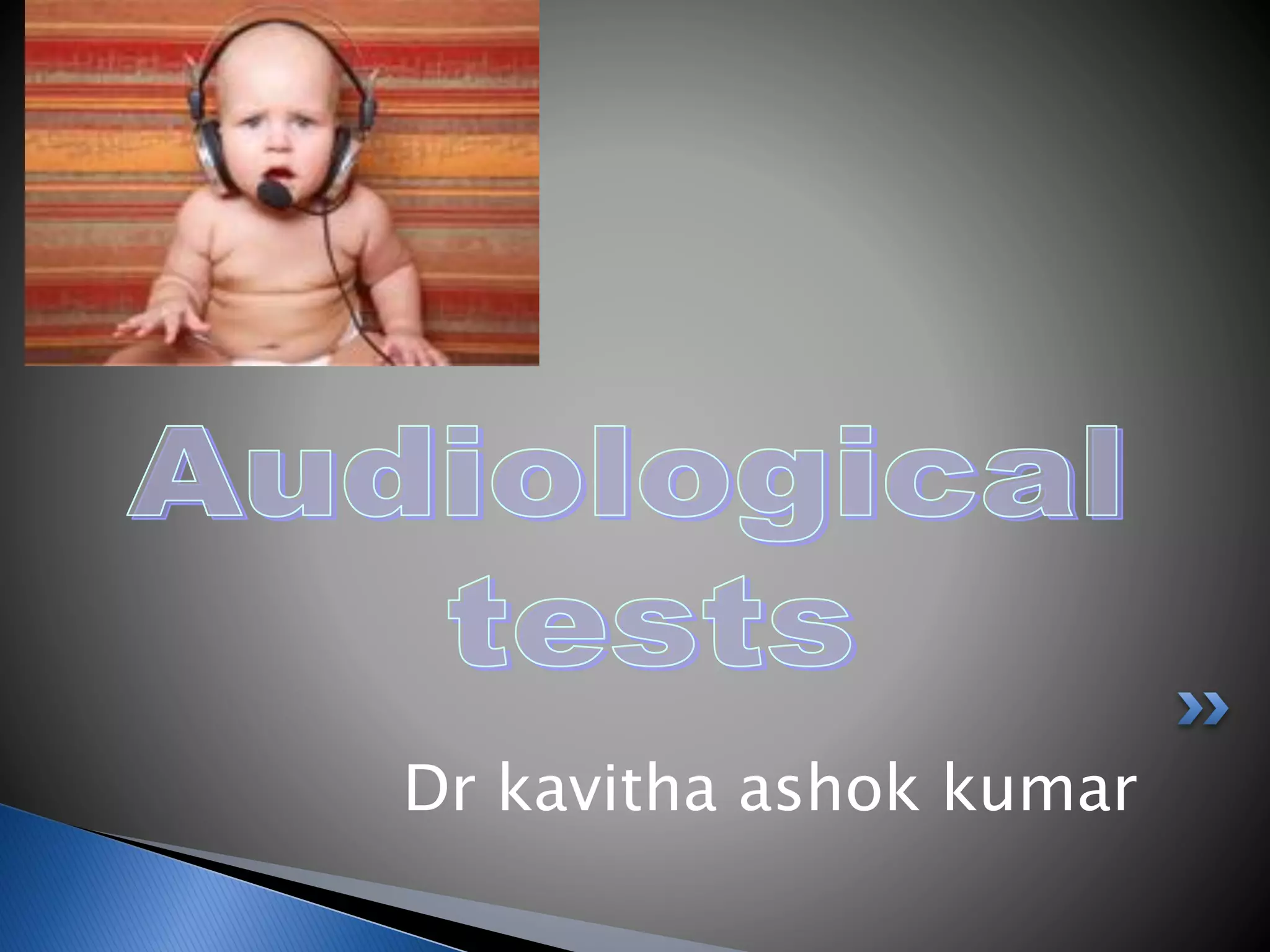 Audiometry class by Dr. Kavitha Ashok Kumar MSU Malaysia | PDF