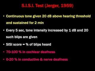 Audiometry for Undergraduate and postgraduate ENT students | PPT