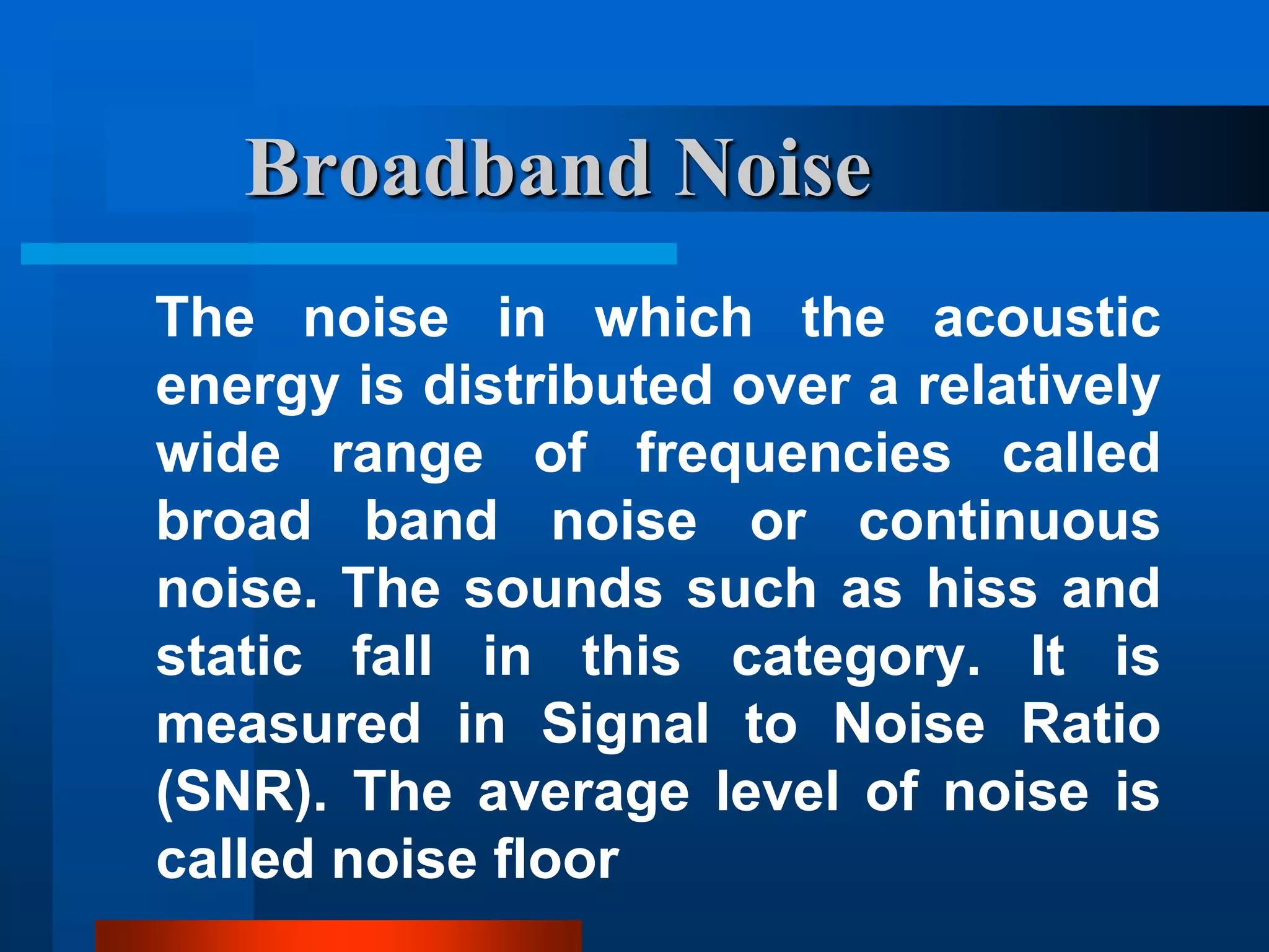 Audio noise reduction techniques | PPTX