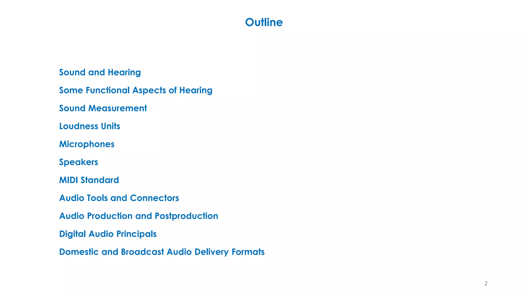 An Introduction to Audio Principles | PPT