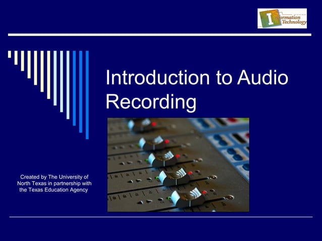 Audio Recording | PPT
