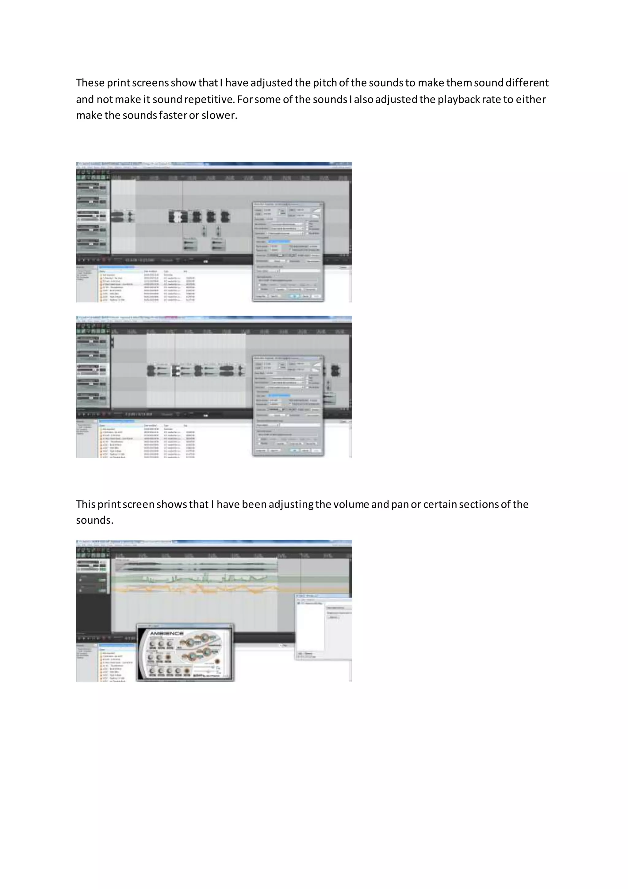 Audio recording vst effects manipulation | DOCX