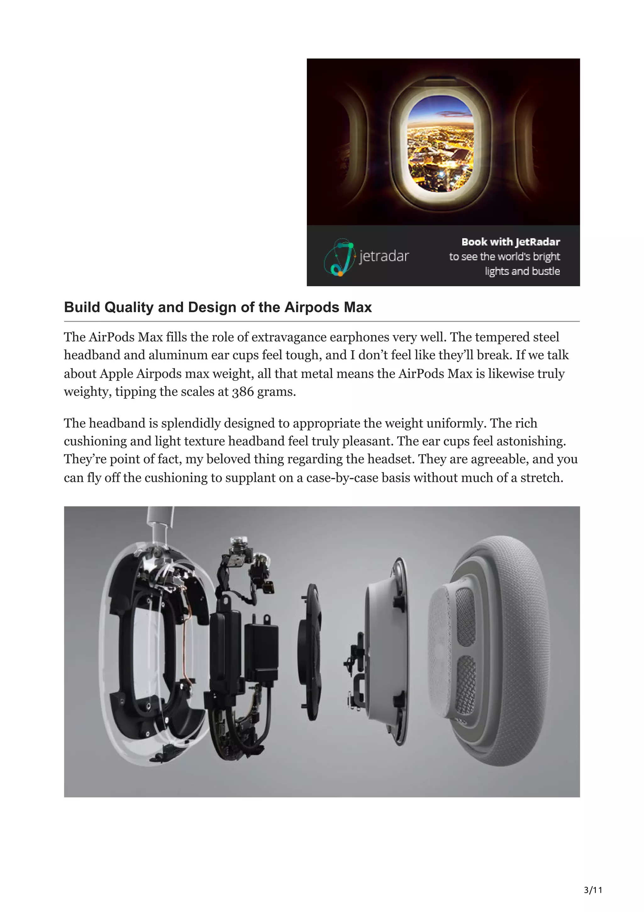 Apple AirPods Max Review Specs Sound Quality amp Battery | PDF