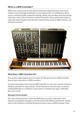 What is a MIDI ControllerKeyboard What It Does amp Types.pdf