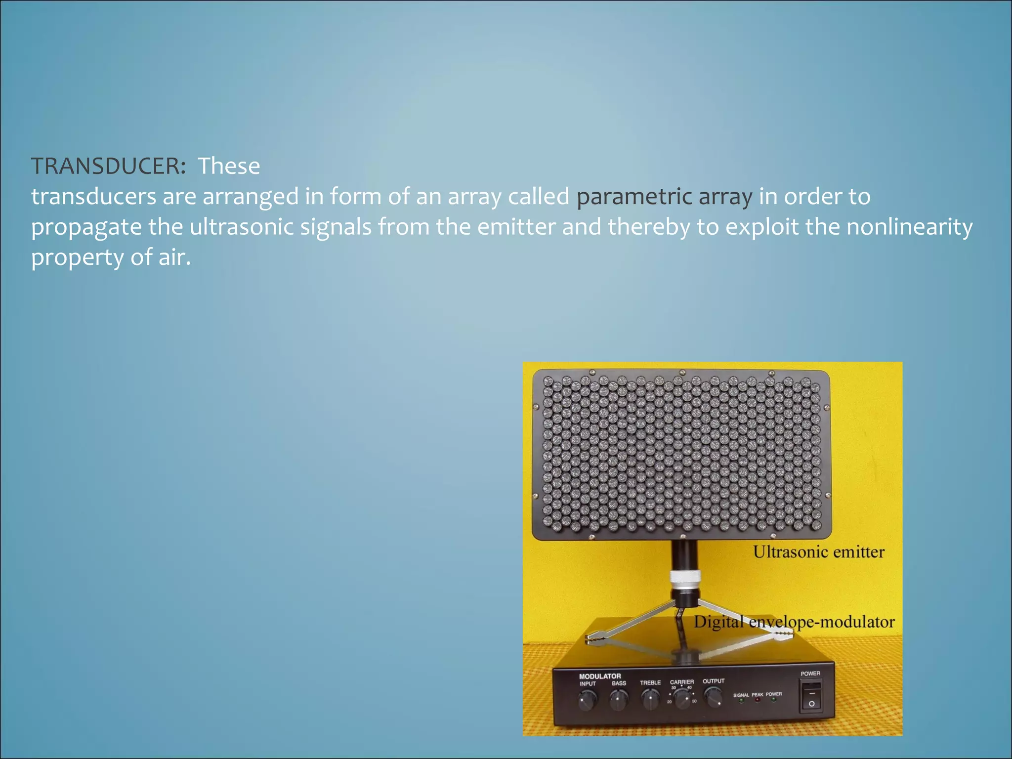 Audio spotlighting | PPT